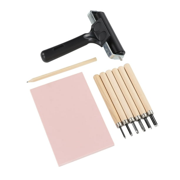 Kit de fabricación de sellos, surtido de cuchillos para tallar, bloque ...