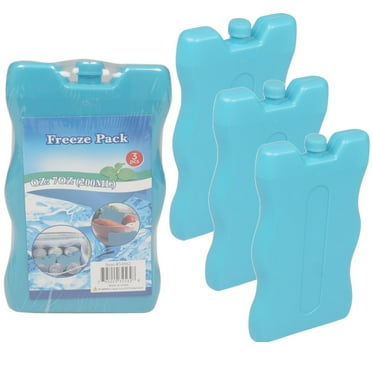 4 Pc Freezer Gel Reusable Ice Packs Cooler Lunch Box Bags Pain Relief ...