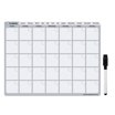"18"" x 24"" Erasable Undated Monthly Planner, Laminated Wall Calendar ...
