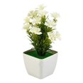 Artificial Plastic Cherry Plants Bonsai Beautiful Fake Potted Flower ...