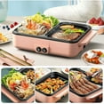 LASIEYO Electric Hot Pot with Grill 2 in 1 Korean BBQ Grill and Pot ...