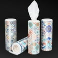Clover Facial Tissues for Car, 3-Ply White Tissues, 4 Cylinder Boxes ...