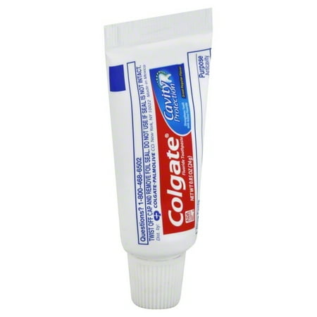 Colgate Cavity Protection Travel Toothpaste with Fluoride - 0.85 oz ...