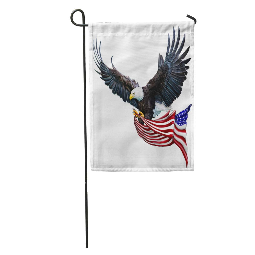 American Eagle Flying Flag