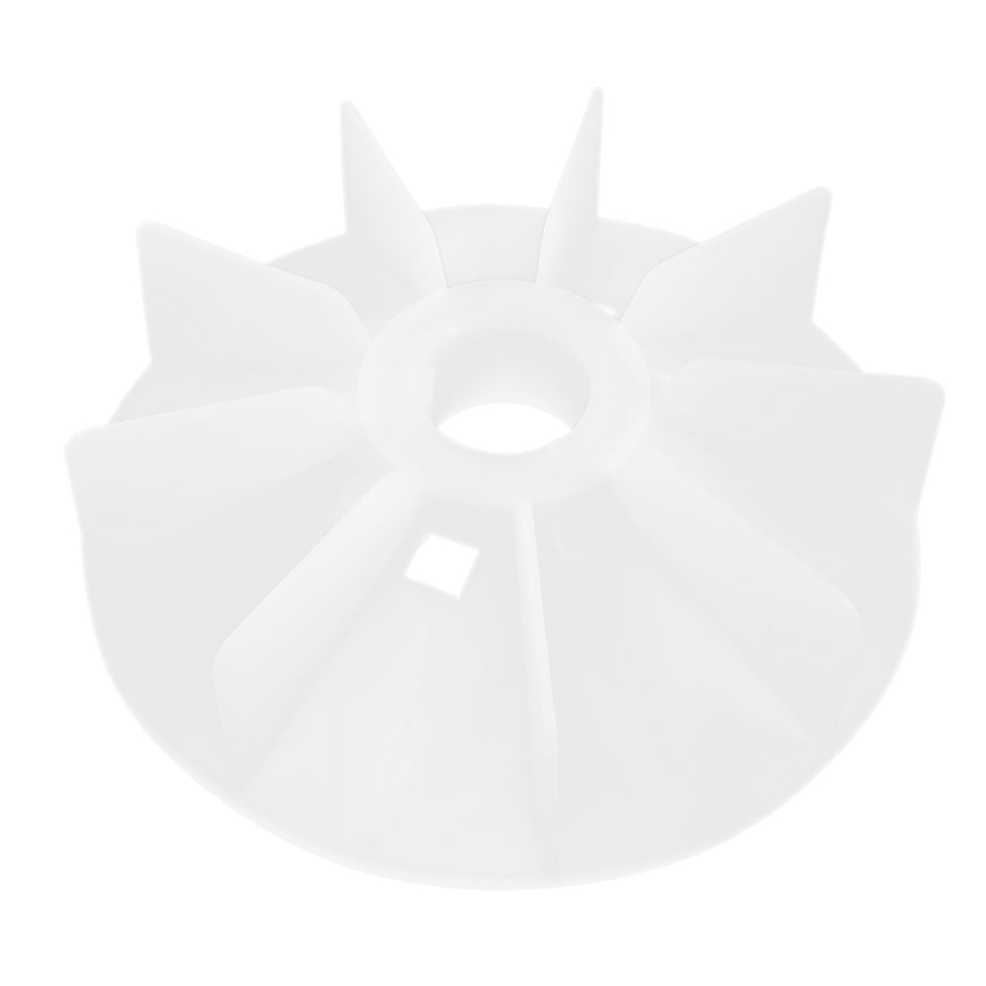 8-Vane 58mm Shaft Hole Dia Plastic Impeller Motor Cooling Fan Vanes ...