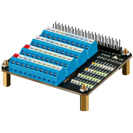 Raspberry Pi 4 GPIO Expansion Board Breakout GPIO Screw Terminal Hat ...