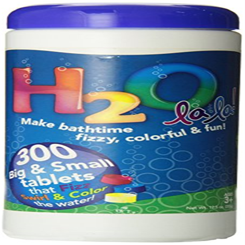 Color My Bath H2O La La Color Changing Bath Tablets, 300-Piece ...