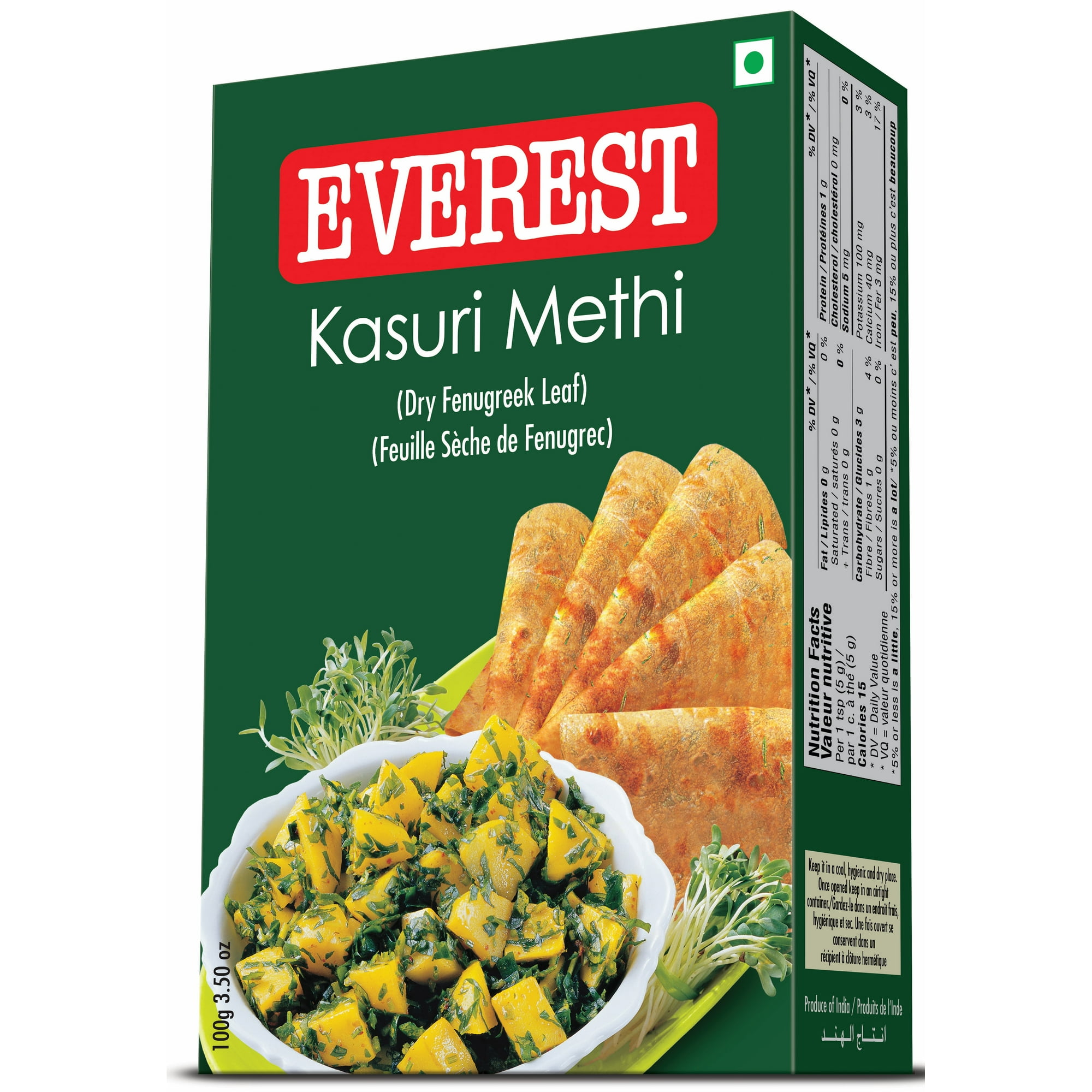 Click here for Everest Kasuri Methi  100g Regular prices