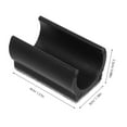 BESTYASH 5pcs Chair Leg Protector Plastic Black Scratch Prevention Leg ...
