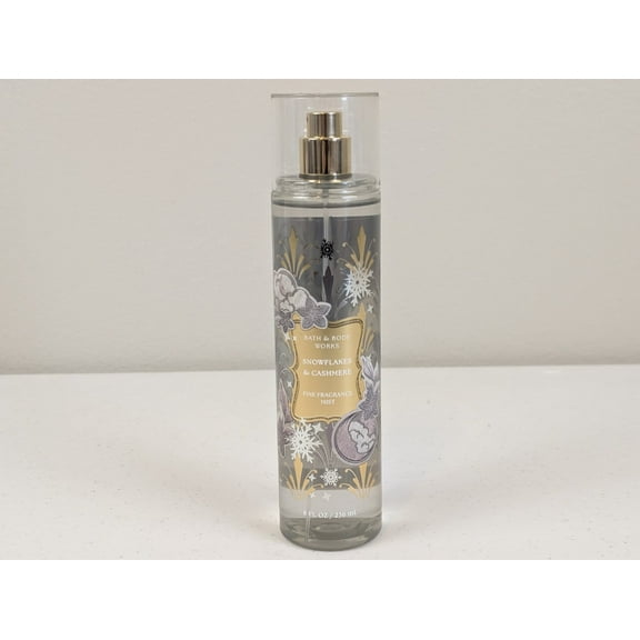 Bath & Body Works Snowflakes & Cashmere Fine Fragrance Body Spray ...