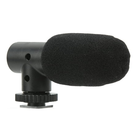 Camera Microphone, DV Stereo Mobile Phone Mic 3.5mm Jack Noise ...
