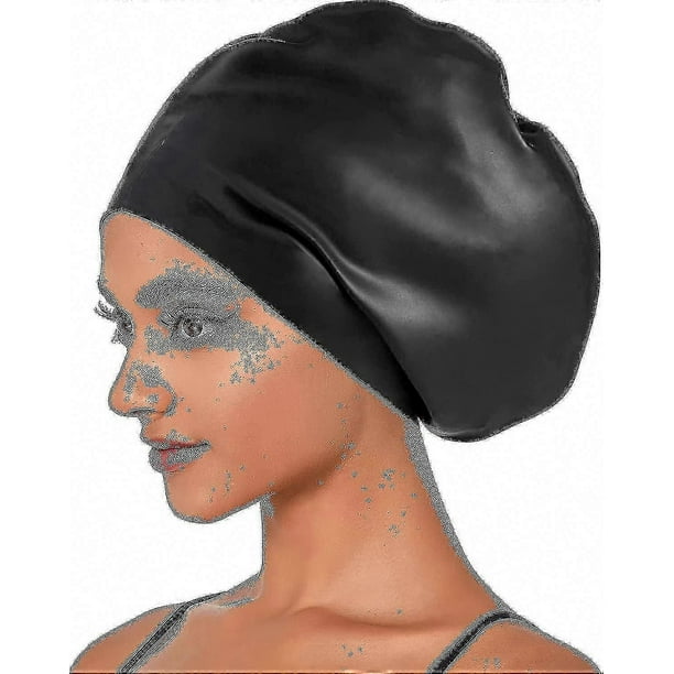 Extra Large Silicone Swim Cap For Long Hair Braids Dreadlocks ...