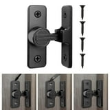 Colonial Push Button Screen or Storm Door Latch, Black - Walmart.com