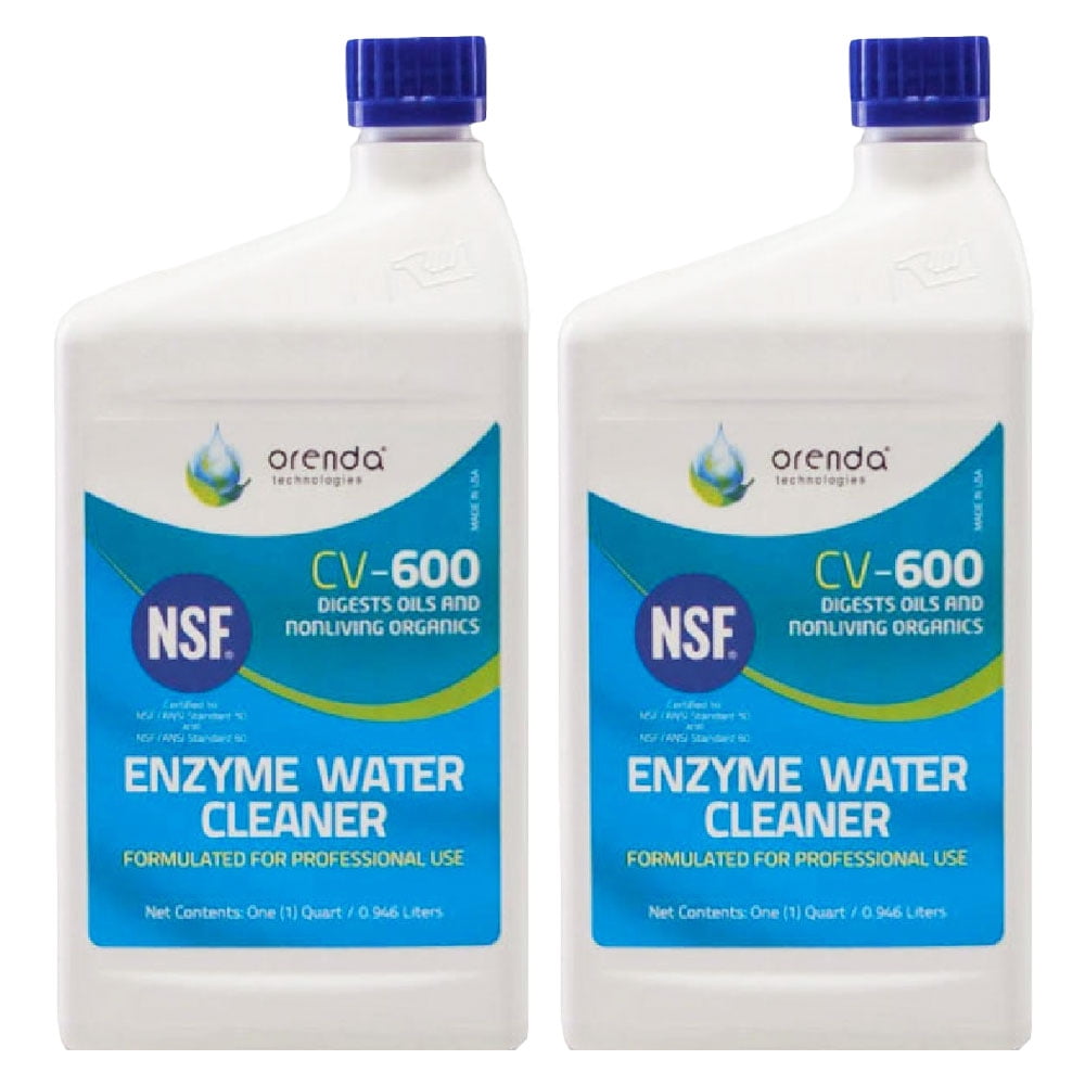 Orenda Technologies CV-600, 2 Pack Quart Concentrated Catalytic Enzyme ...
