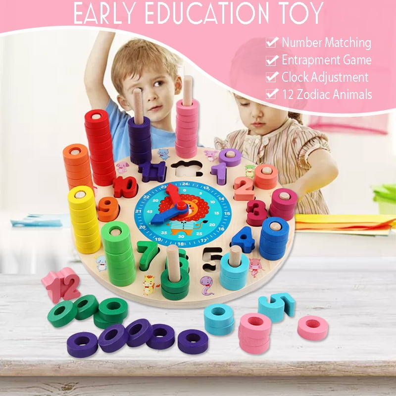 Children's Educational Aids Logarithmic Learning Board Circle Digital ...