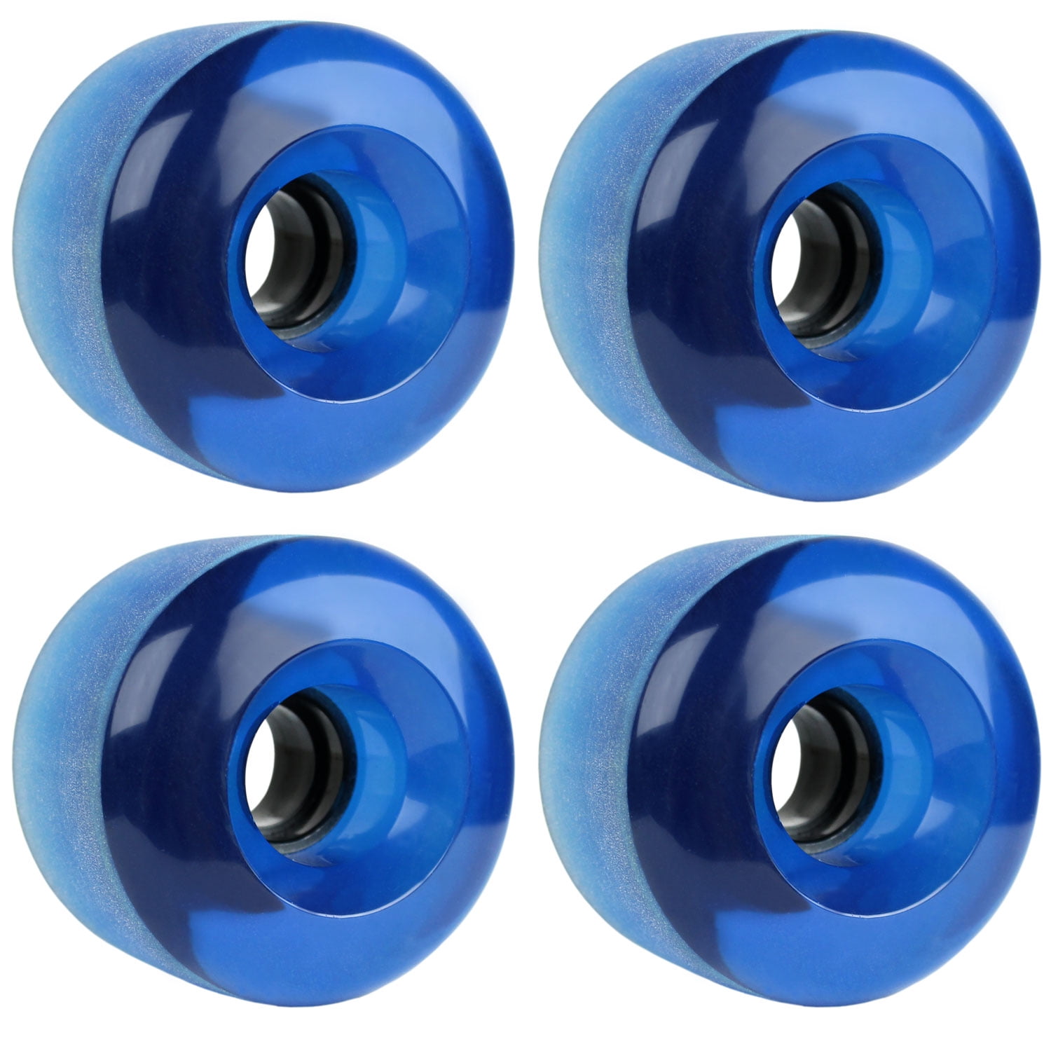 LONGBOARD CRUISER WHEELS SET 70mm x 46mm 83A 293C Blue Clear - Walmart.com LONGBOARD CRUISER WHEELS SET 70mm x 46mm 83A 293C Blue Clear - Walmart.com