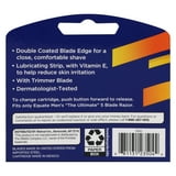 Equate Men's 5 Blade Razor Blade Refills, 4 Count with Trimmer for ...