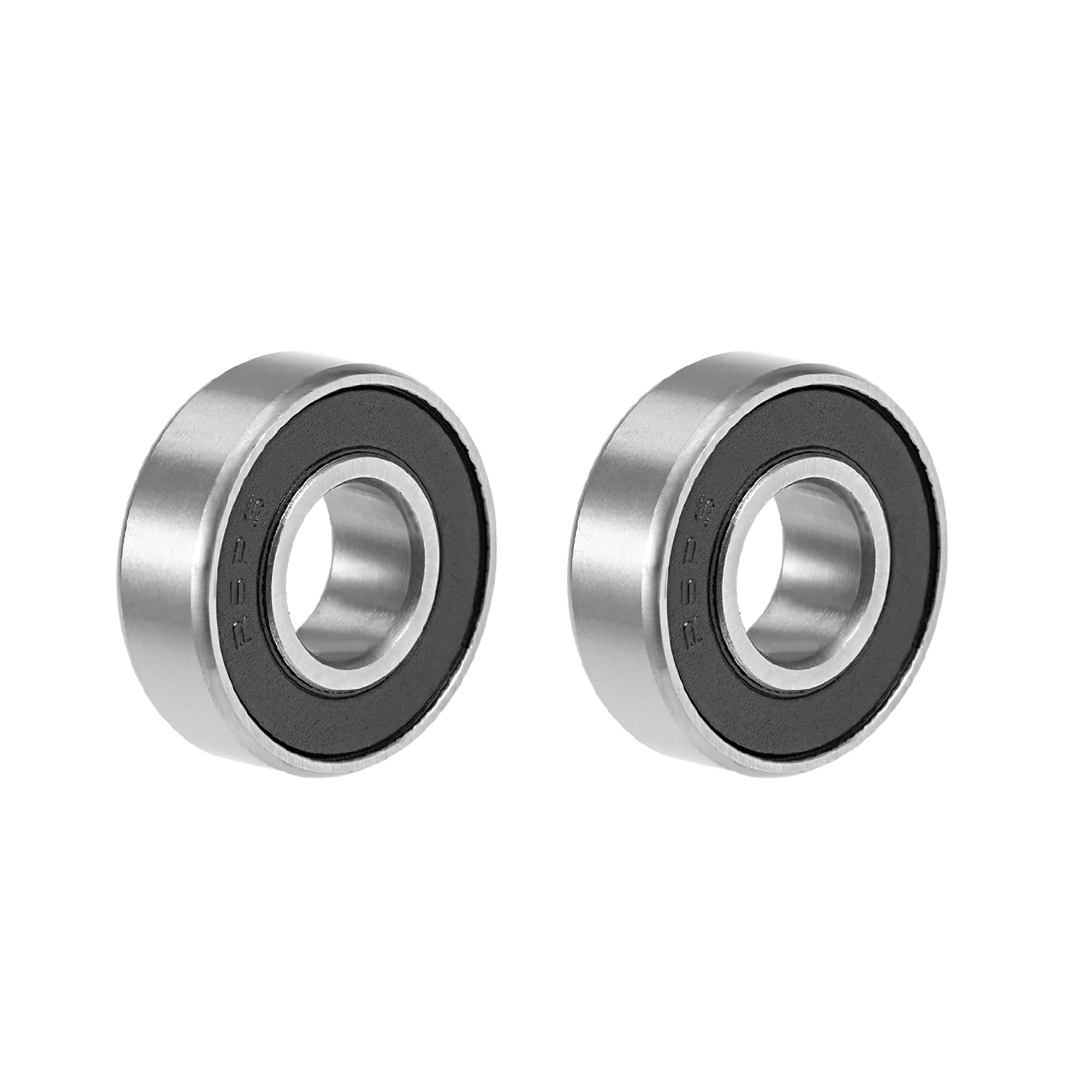 R6-2RS Ball Bearing 3/8"x7/8"x9/32" Double Sealed Chrome Bearings 2pcs ...