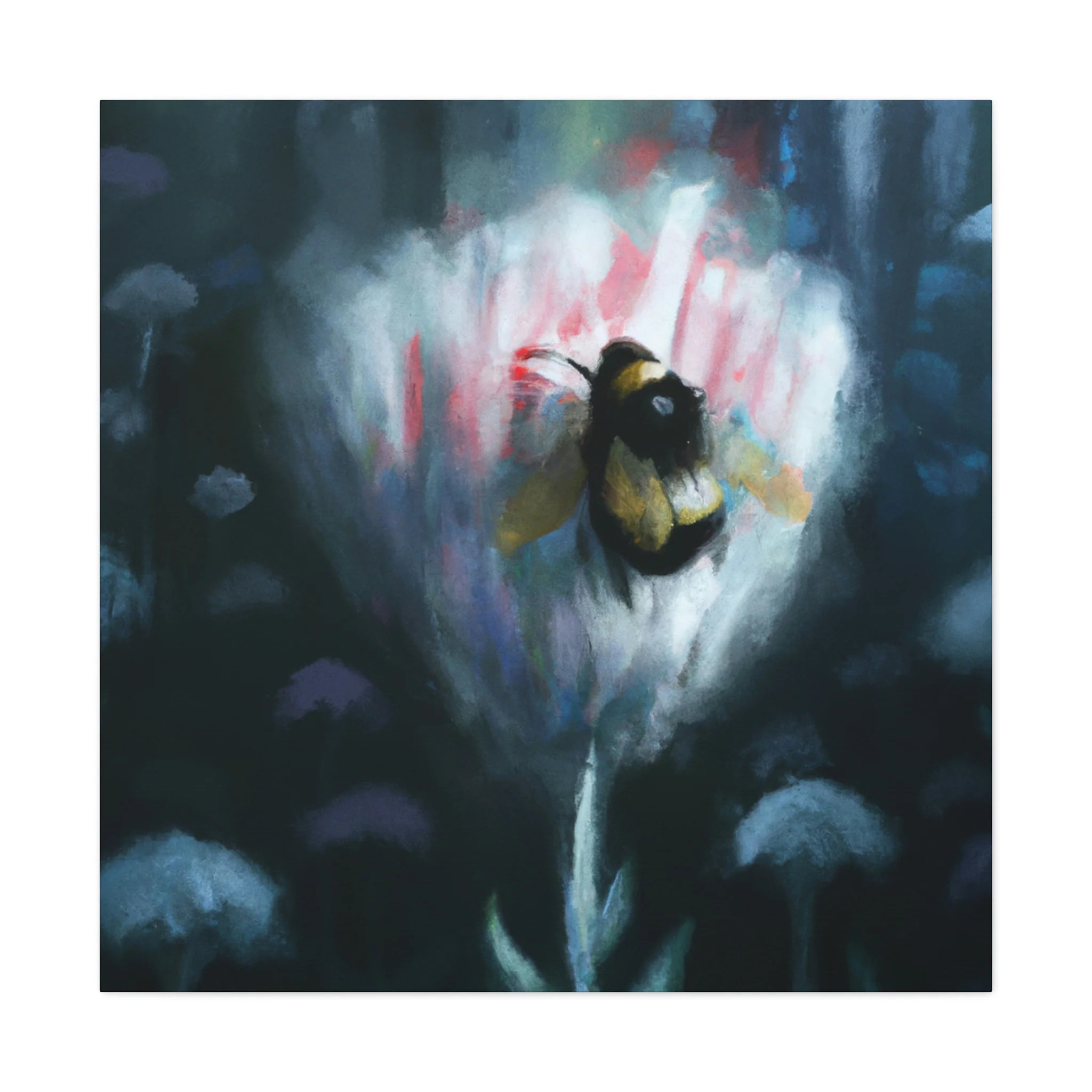 Bumblebee's Colorful Dance - Canvas - Walmart.com