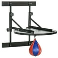 Soozier Heavy-Duty Speed Bag Wall-Mount Boxing Punching Bag - Walmart.com