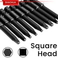 10PCS SQ2 Square Screwdriver Bits, 2.3" Long Magnetic Heads Square ...