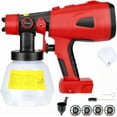 Cordless Electric Spray Gun for Milwaukee Airless Paint Airbrush High ...