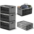 CleverMade Eco 62L Foldable Storage Containers, Collapsible Tote Box ... CleverMade Eco 62L Foldable Storage Containers, Collapsible Tote Box ...