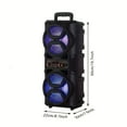 Portable 3000W Wireless Bluetooth PA Speaker Karaoke System with ...