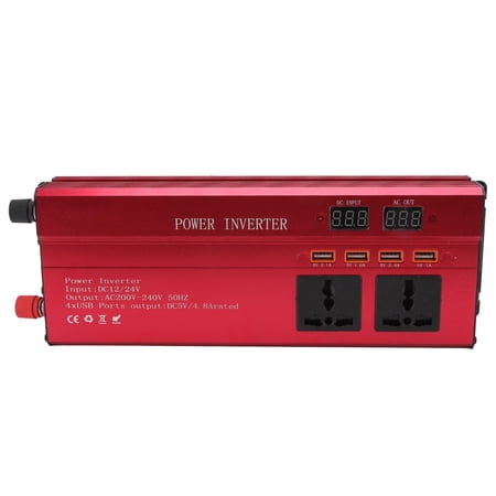 900W Power Inverter, 900W Car Inverter 50HZ Output Frequency With 2 AC ...