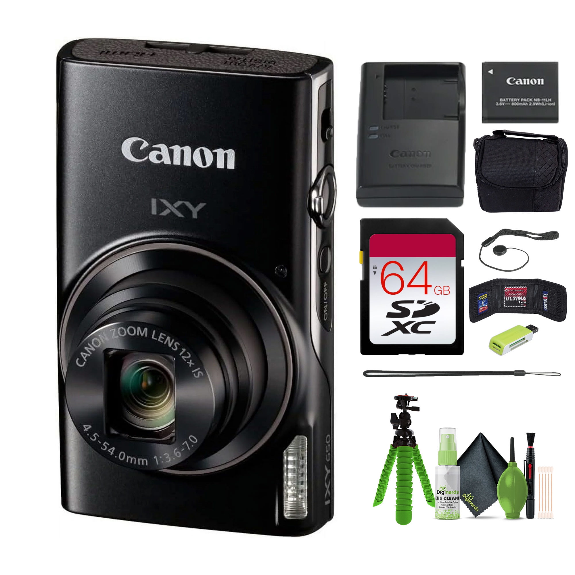 Restored Canon Compact Digital Camera IXY 650 12x Optical Zoom IXY650 ...