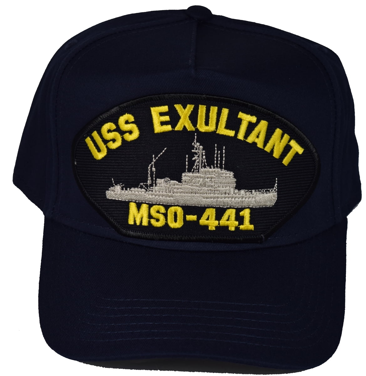 USS EXULTANT MSO-441 SHIP HAT - NAVY BLUE - Veteran Owned Business ...