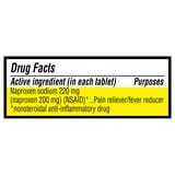 Equate Back and Muscle Pain Relief Tablets 220mg, 90 Count, Targeted ...