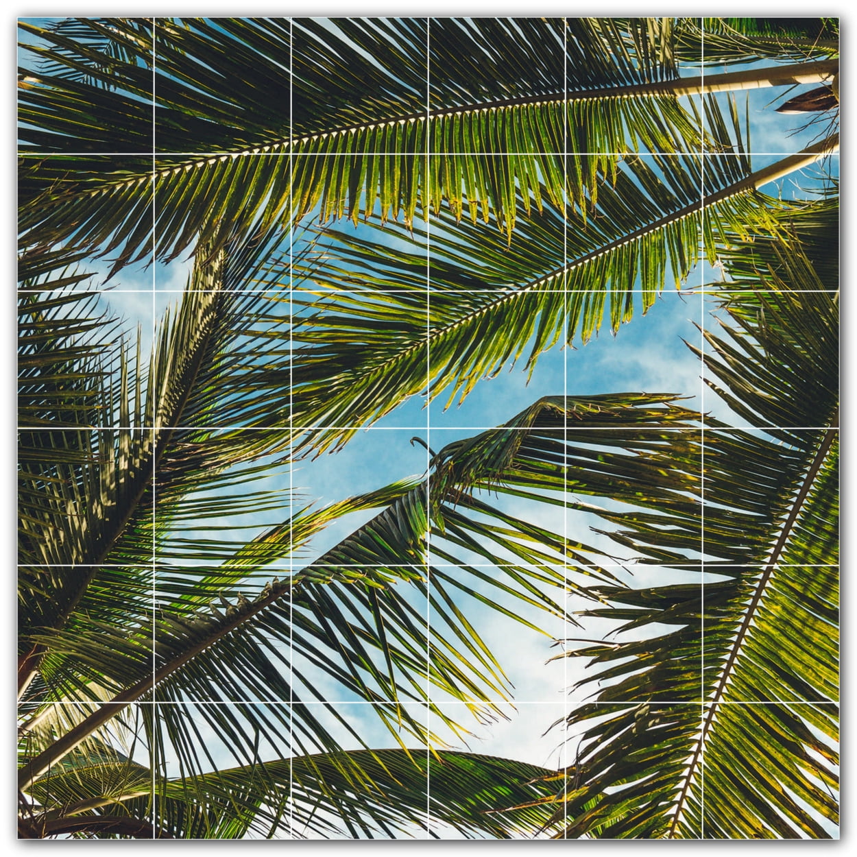 Picture-Tiles.com: Trees Ceramic Tile Wall Mural WAL501026-66XL. 72"W x ...