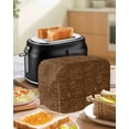 Brown Coffee Small Toaster Cover 2 Slice, Kitchen Appliance Covers ...