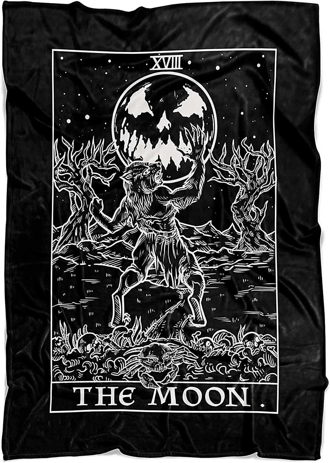 The Ghoulish Garb The Moon Tarot Card Terror Tarot Shadow Edition ...