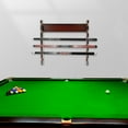Miumaeov 6 Sticks Pool Wall Mounted Rack Billiard Cue Holder Horizontal ...