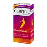 Geritol Energy Support Liquid Vitamin, Iron Supplement, High Potency B ...