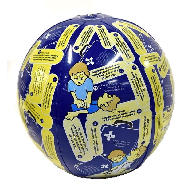 CPR/First Aid Clever Catch 24" Inflated Ball in Purple - Walmart.com