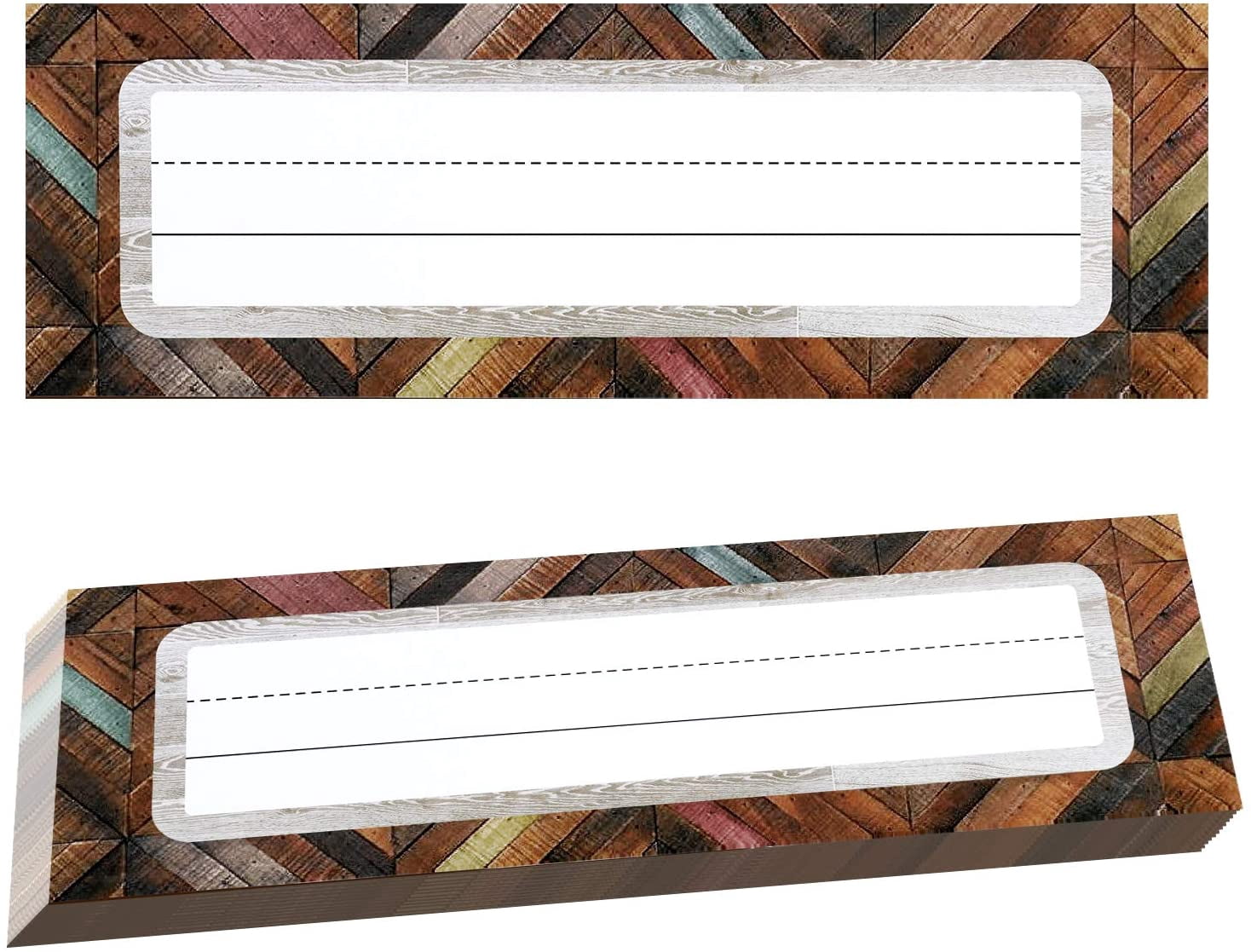 50 Pieces Wood Name Tags Home Sweet Classroom Name Plates Industrial ...
