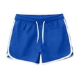 Boys Summer Casual Single Layer Solid Swim Shorts Drawstring Waist ...