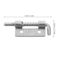 BESTYASH 4Pcs Stainless Steel Spring Bolt Latch Hardware for Cabinet ...