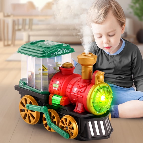 Train Set High Speed Lotomotive Engine Die Cast Model Car Sliding ...