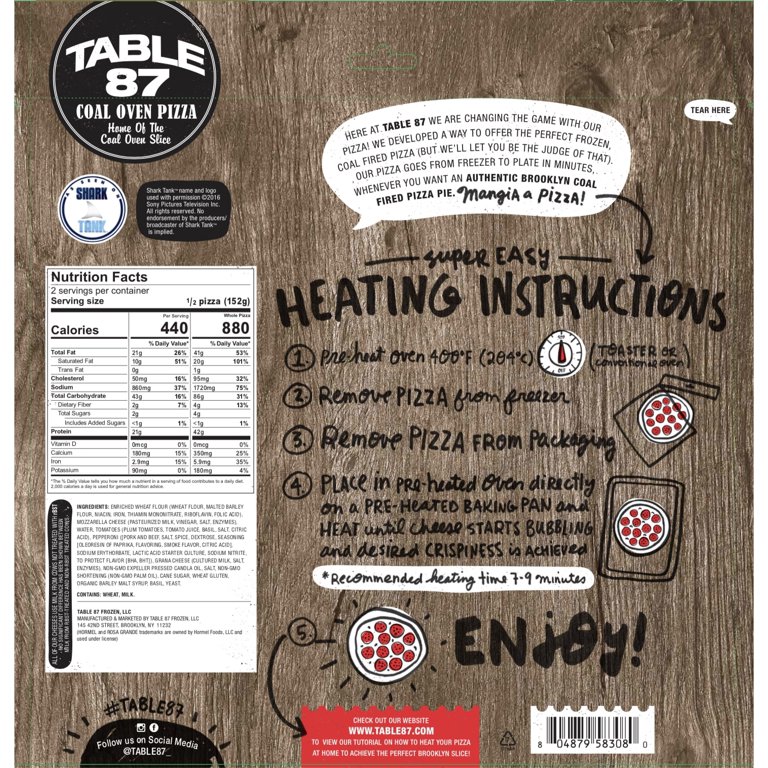 Table 87 Frozen Pizza Shark Tank Update | Cabinets Matttroy