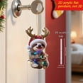 up to 90% off karymi 2 Pcs Christmas Car Keychain Set 2D Acrylic ...
