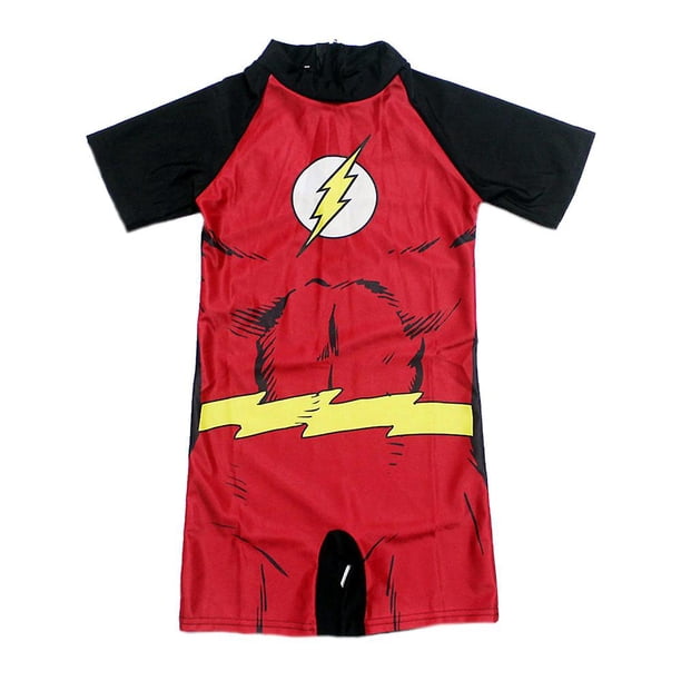 3-11 Years Kids Superman Swimwear One-piece Swimsuit Bathing Suit ...
