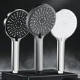 High Pressure Handheld Showerhead With 5 Spray Modes Filtered Shower