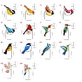 Acrylic Birds Card Home Garden Yard Decorative Bird Flowerpot ...