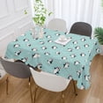 54x72in Square Printed Tablecloth Easy-Care Decorative Table Cloth for ...