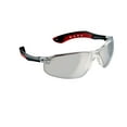 3M Flat Temple Eyewear, Black/Red, Clear Lens, Anti-Scratch - Walmart ...
