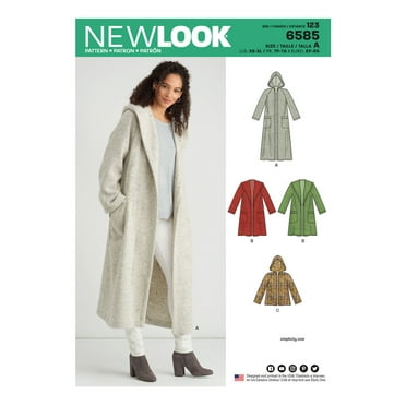 New Look Sewing Pattern 6567 Misses Dresses, Size A (6-8-10-12-14-16 ...